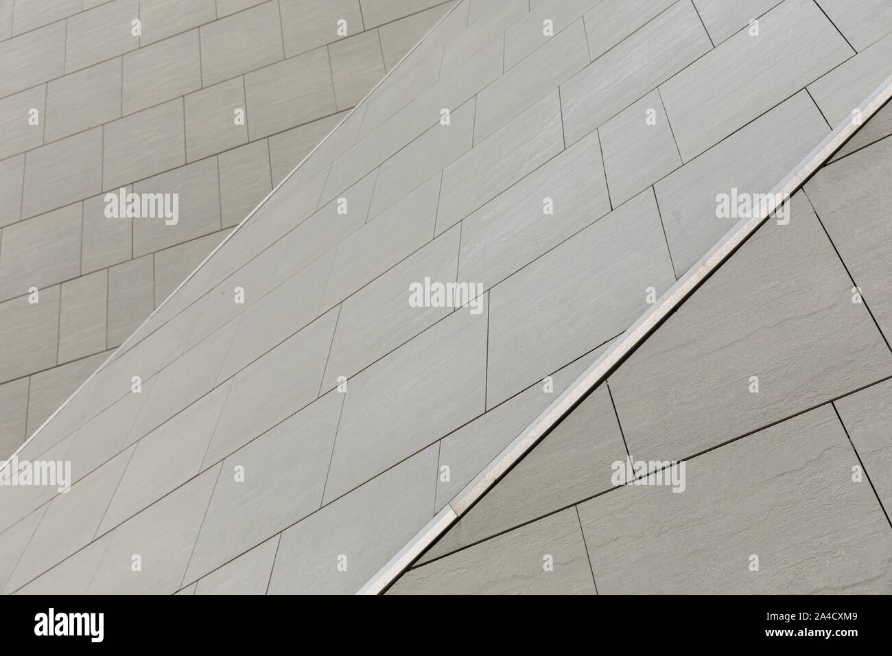 Stylish modern roof surface, tile texture on architecture object Stock ...