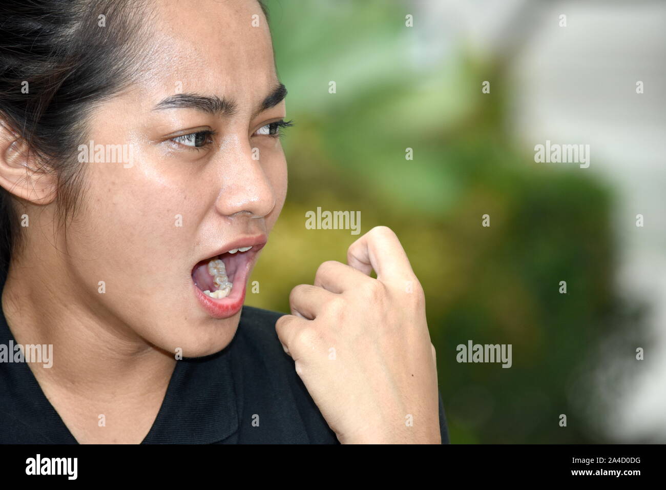 Stressed Filipina Person Stock Photo - Alamy