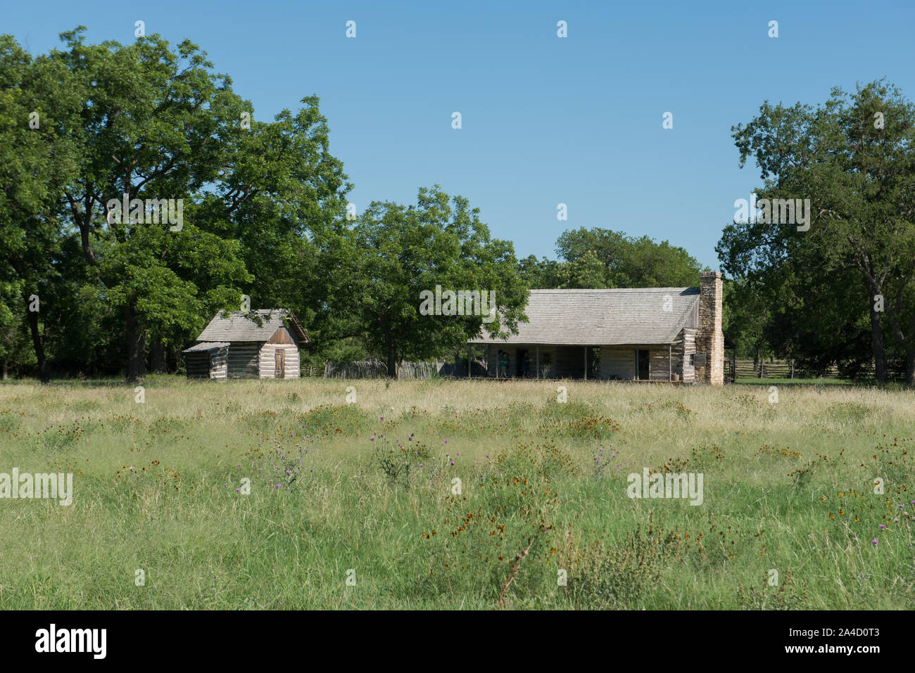 The homestead of Sam Ealy Johnson, grandfather of future U.S. president ...