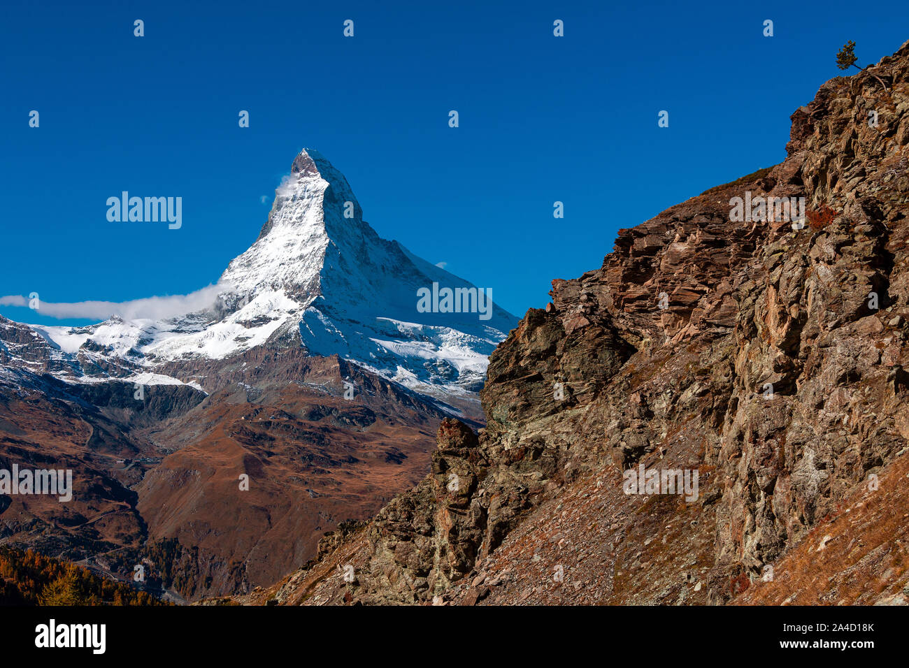 Matterhorn in autumn hi-res stock photography and images - Alamy