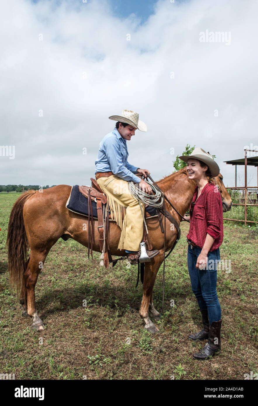 The husband-and-wife, cowboy-cowgirl team of Lars Hollis and Lacey ...