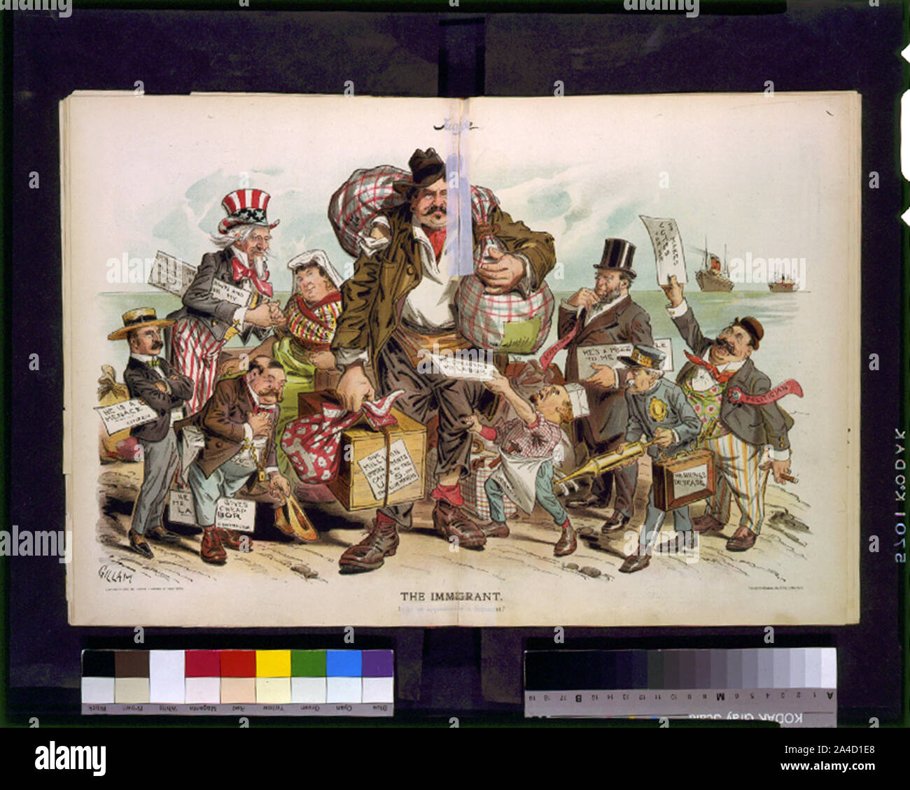 The immigrant. Is he an acquisition or a detriment Stock Photo - Alamy