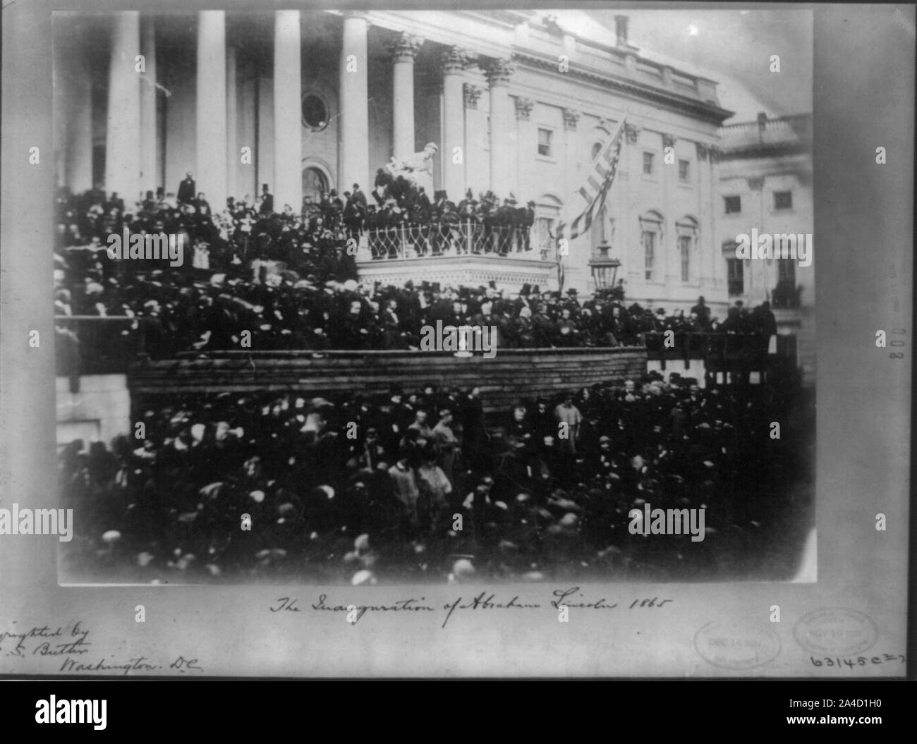 Abraham lincoln inauguration hi-res stock photography and images - Alamy