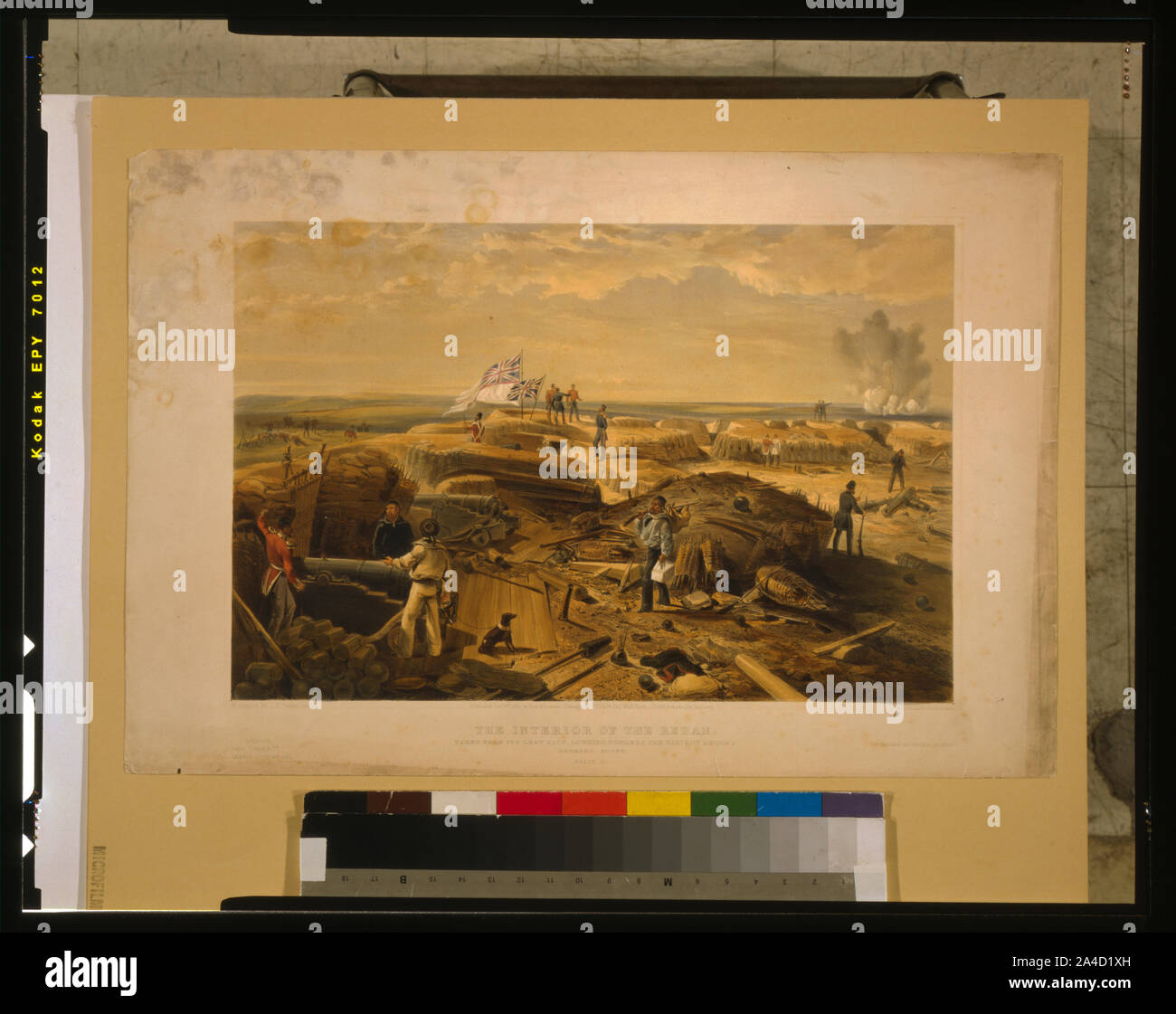 The interior of the Redan Stock Photo - Alamy