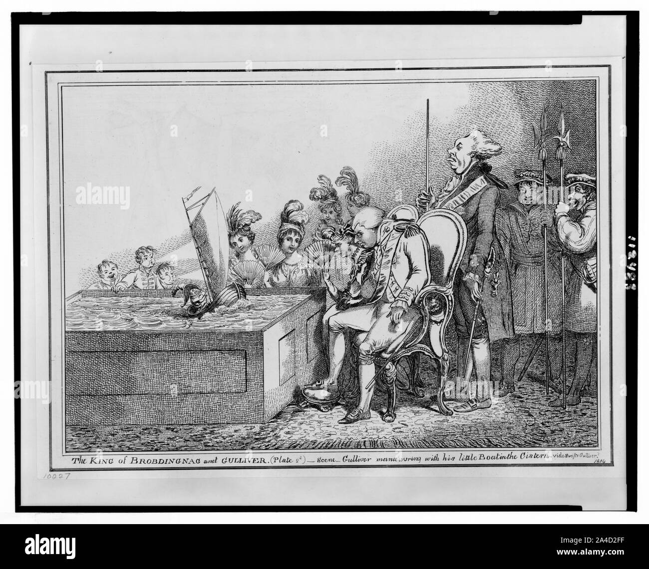The king of Brobdingnag and Gulliver Stock Photo - Alamy