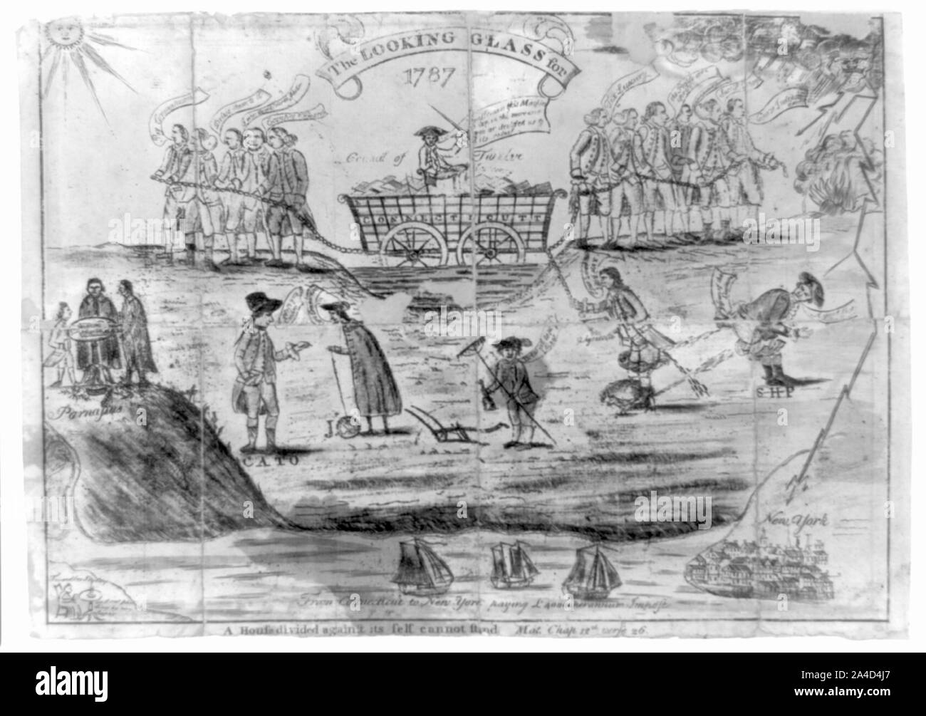 A house divided cannot stand hi-res stock photography and images - Alamy