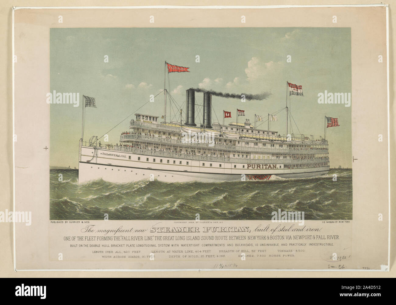 Steamer the fall river line hi-res stock photography and images - Alamy