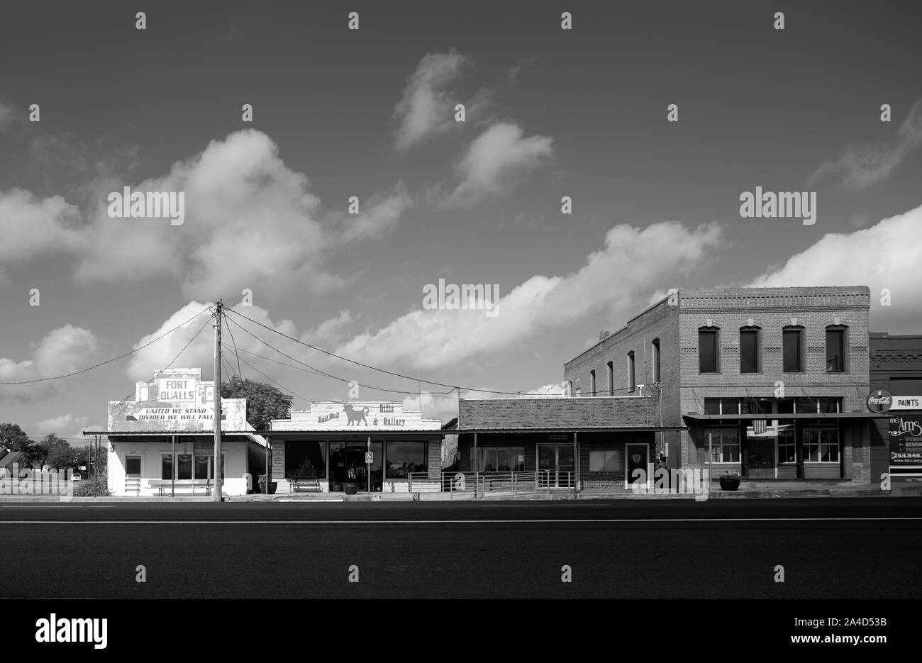 Small business street usa Black and White Stock Photos & Images - Alamy