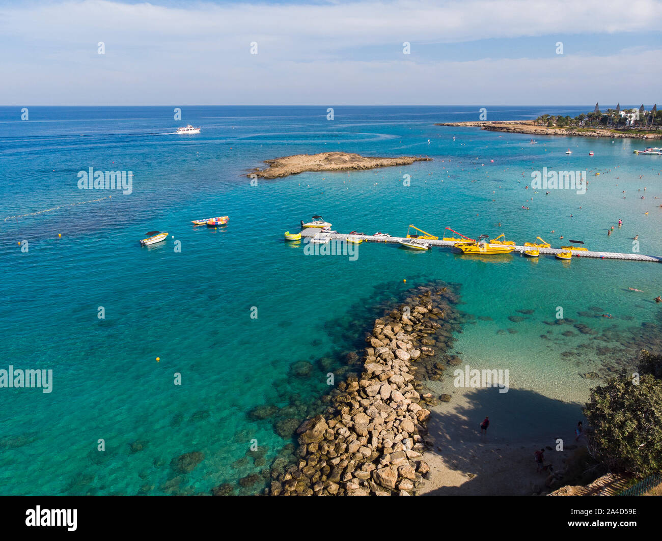 Fig tree bay in protaras hi-res stock photography and images - Alamy