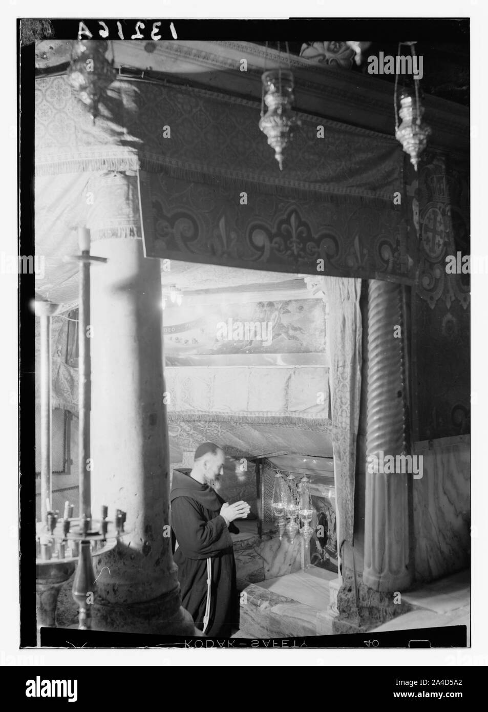 The manger, [Church of the Nativity], Feb. 1945 Stock Photo - Alamy