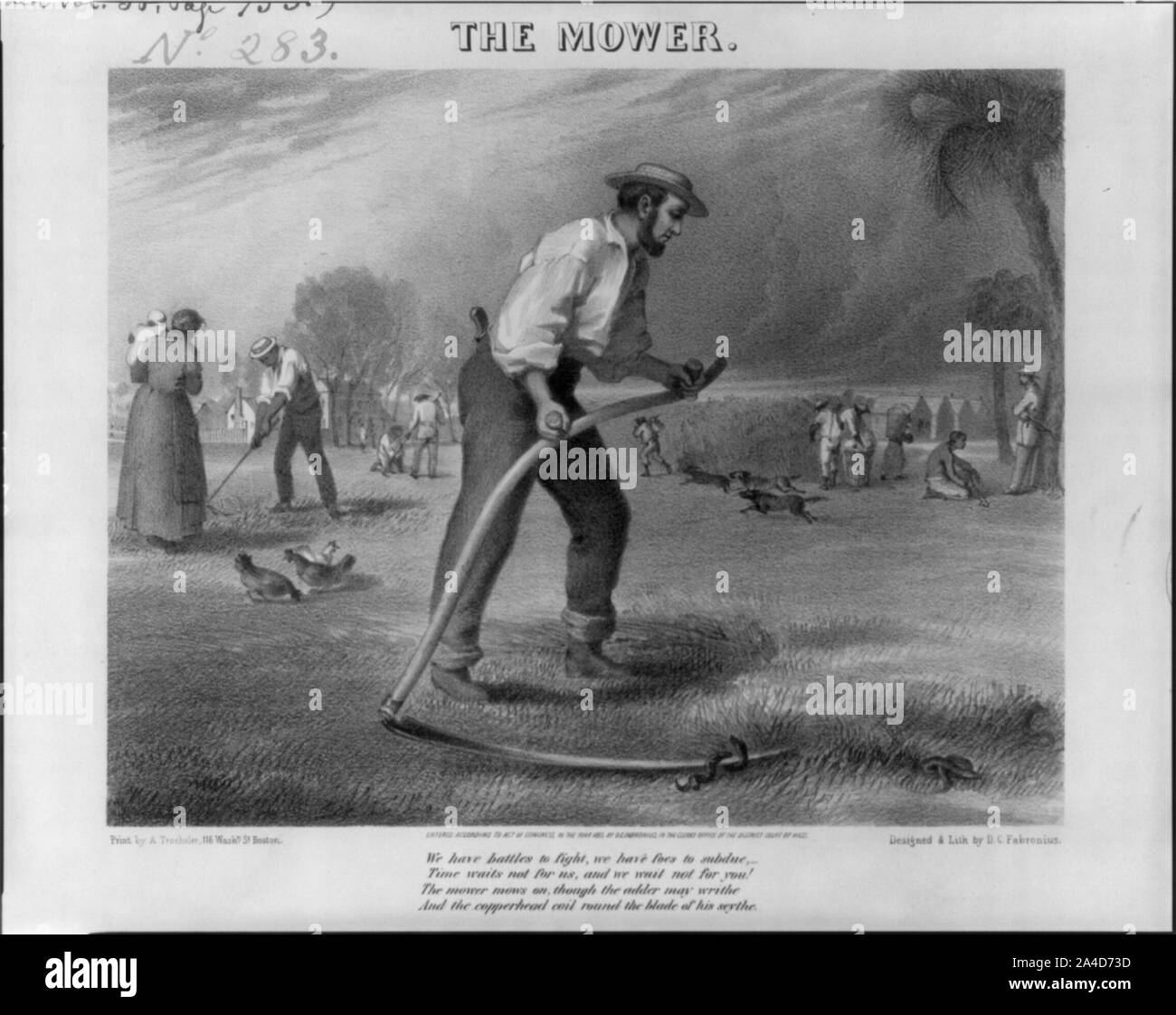 The mower Stock Photo - Alamy