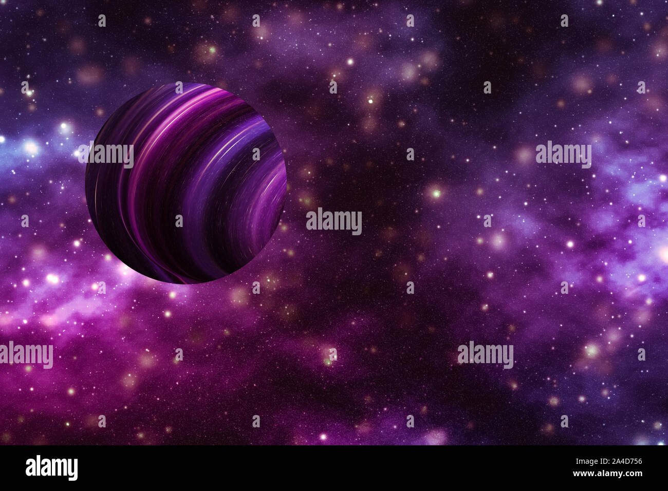 Discovery in astronomy, cosmic abstract and future technology concept ...