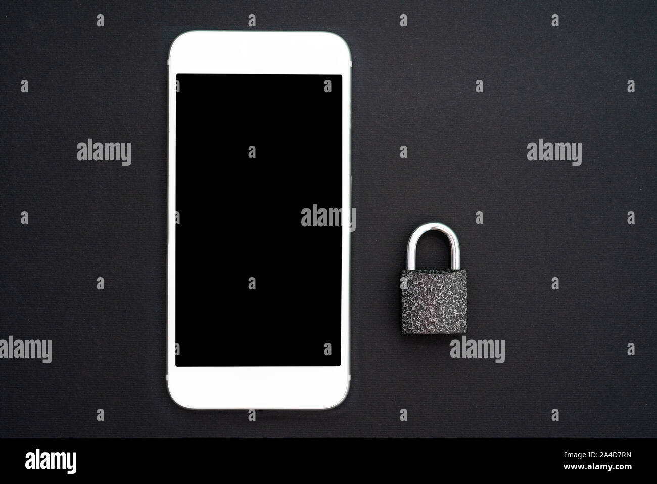 The safety of personal data, network security, confidentiality. White ...