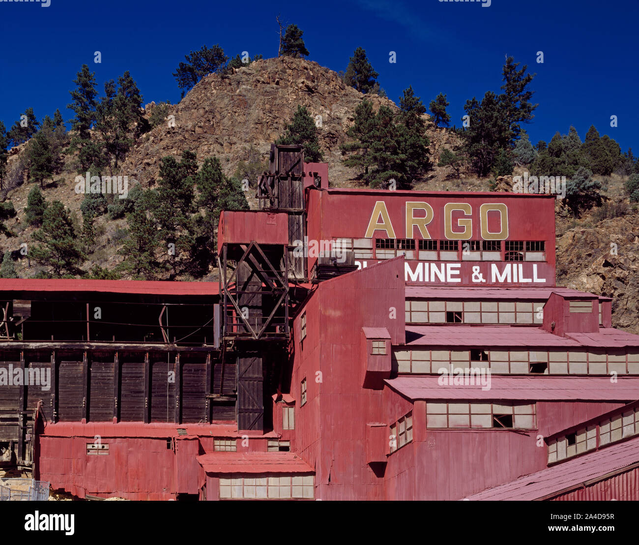 The old Argo gold mill became a mining museum, Idaho Springs, Colorado ...