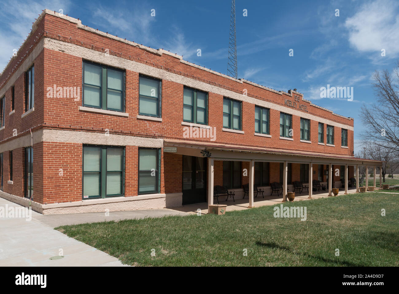 The old Mobley Hotel in Cisco, Texas Stock Photo - Alamy