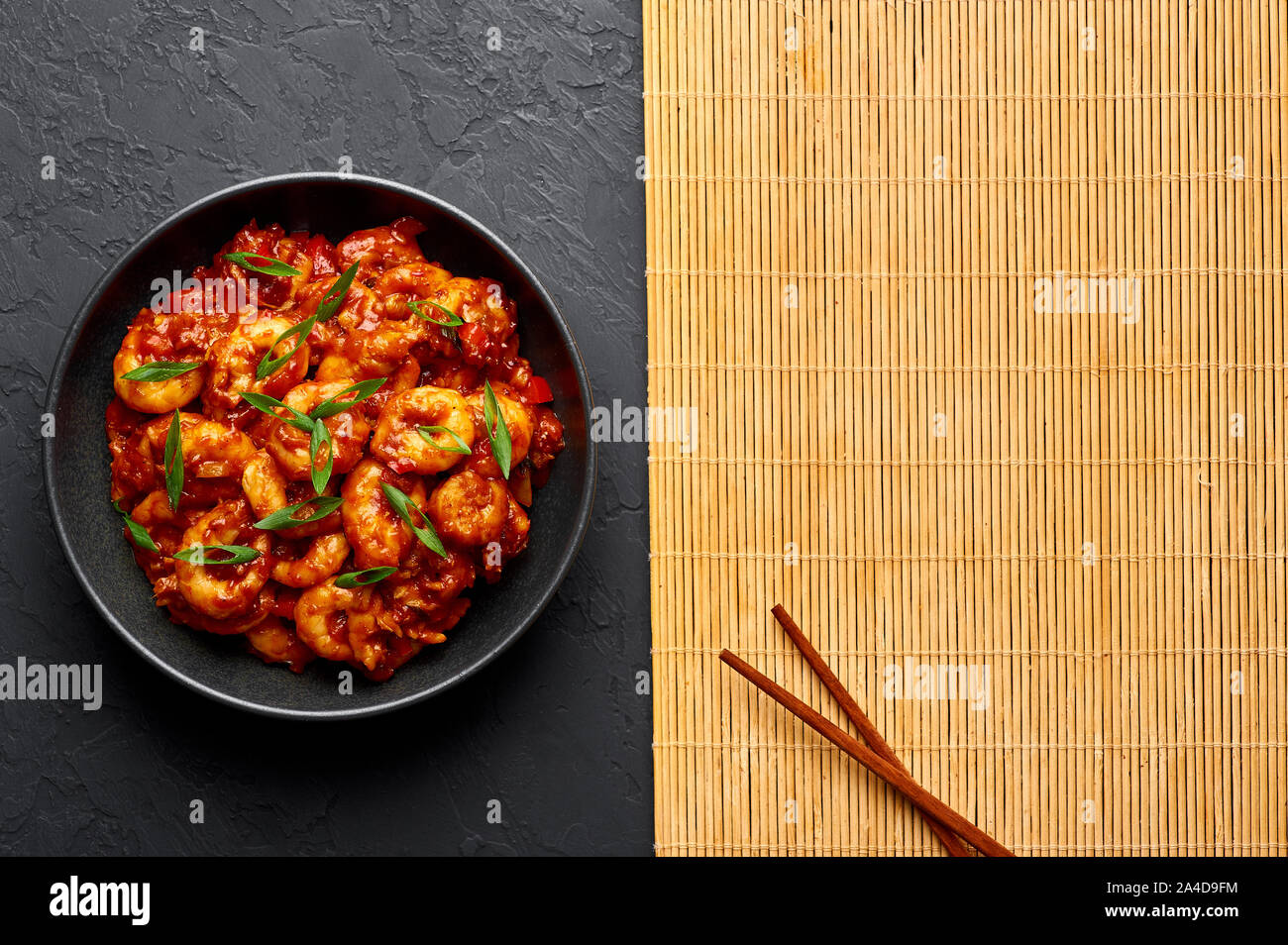 Schezwan prawns hi-res stock photography and images - Alamy