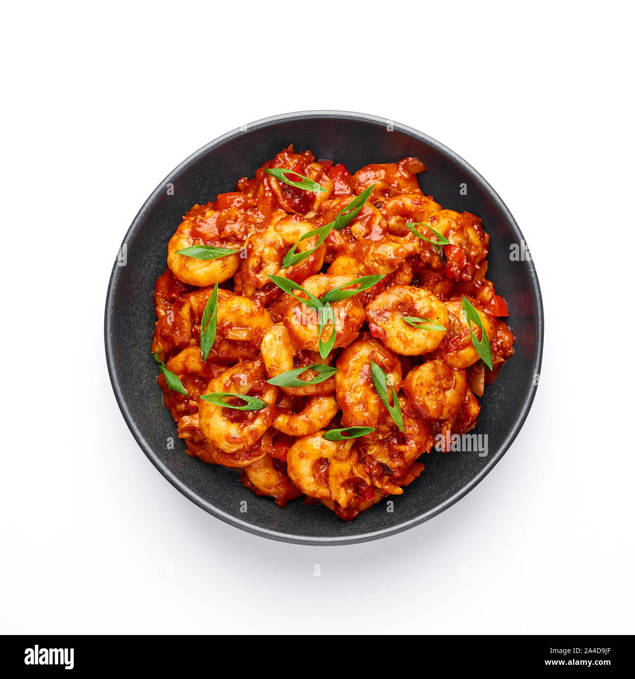 Seafood appetizer roasted prawns Cut Out Stock Images & Pictures - Alamy