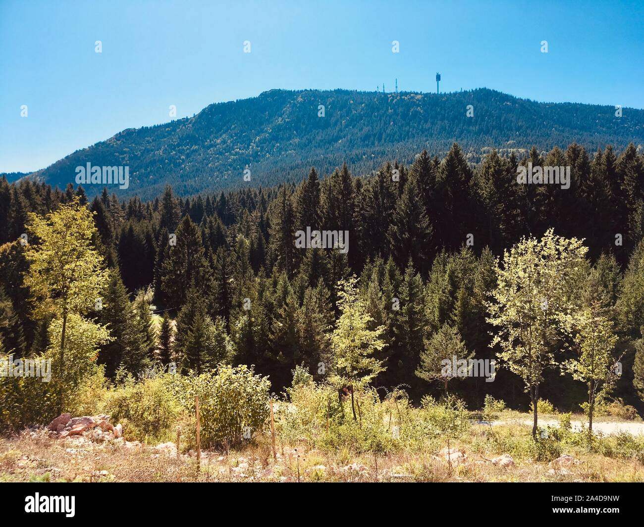Trebevic mountain landscape near Sarajevo, Bosnia and Herzegovina Stock ...