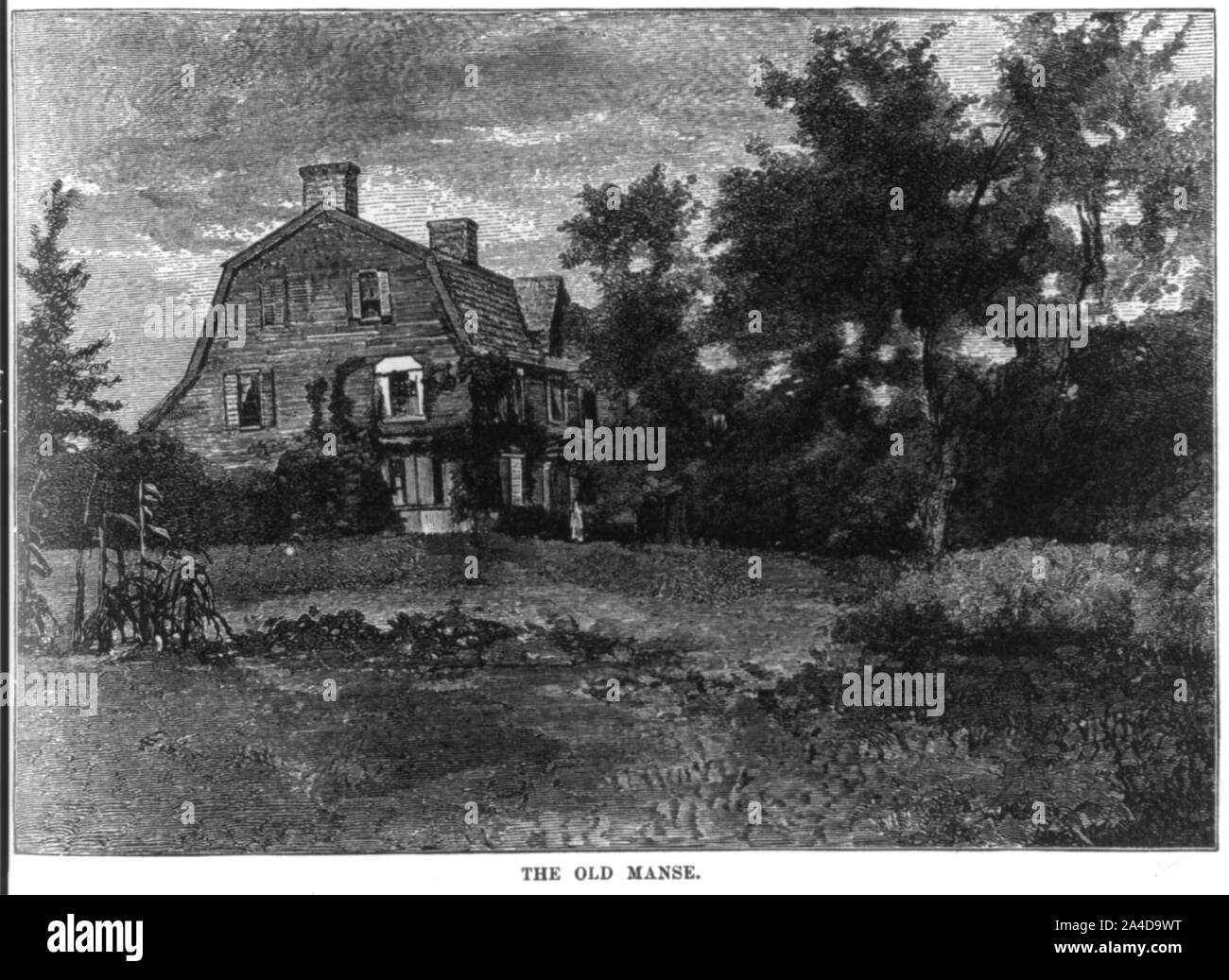The old manse Stock Photo - Alamy