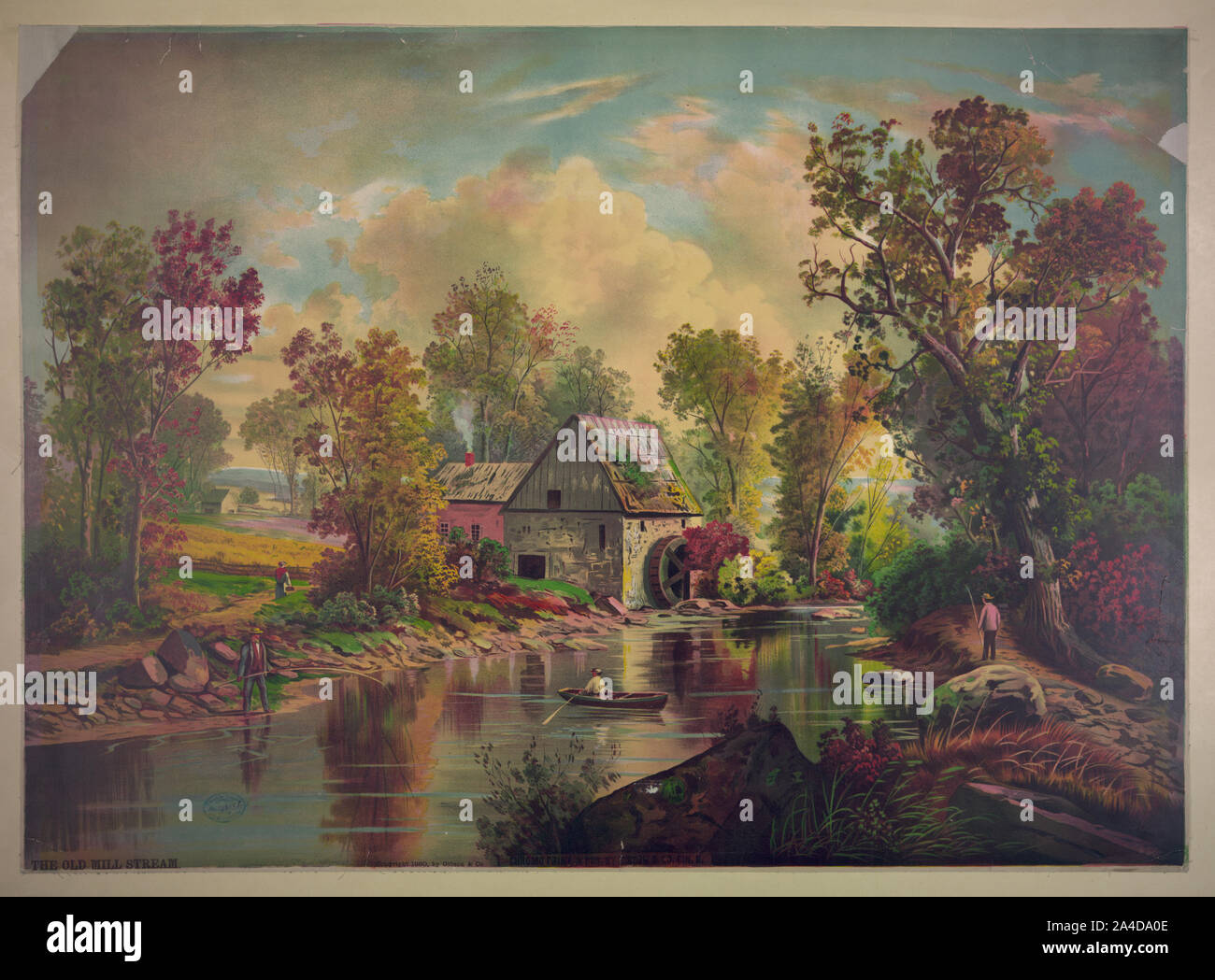 The old mill stream Stock Photo - Alamy