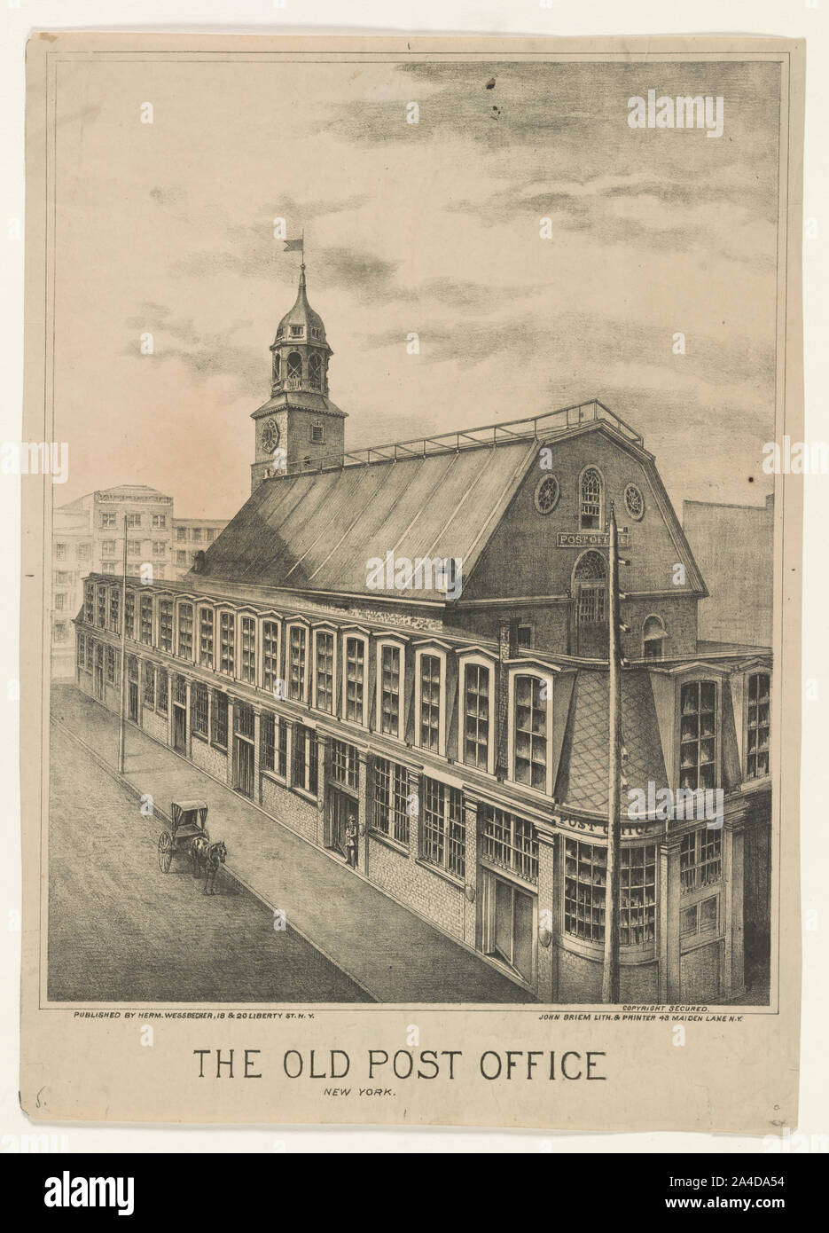 The old post office New York Stock Photo - Alamy