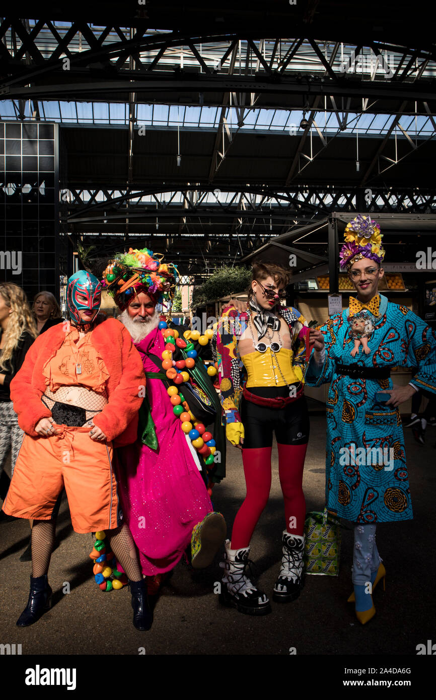 LONDON, ENGLAND - September 15, 2019, Old Spitalfields Market Colour ...