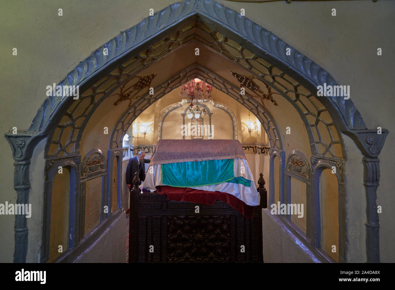 The grave of Esther and Mordecai in the city of Hamadan in Iran, taken ...