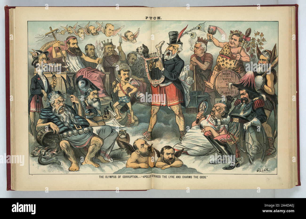 The olympus of corruption - Apollo strikes the lyre and charms the gods ...