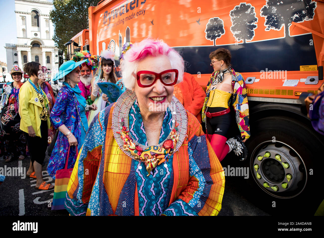 LONDON, ENGLAND - September 15, 2019, Old Spitalfields Market Colour ...