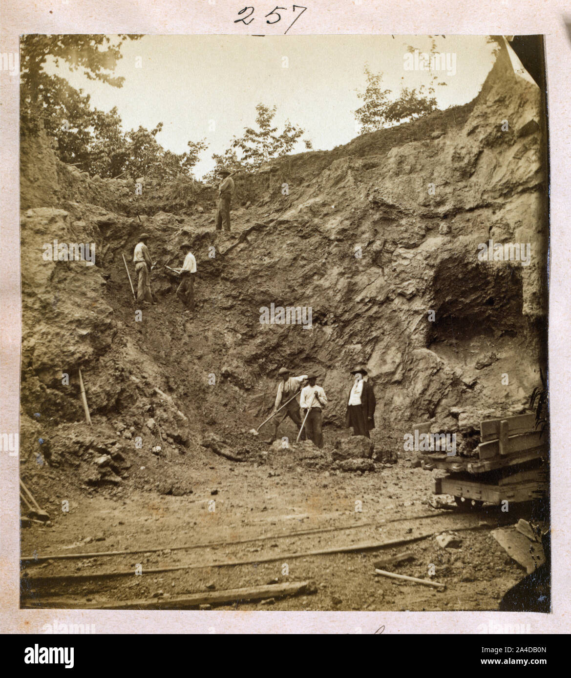 The ore bank at Elizabeth Furnace Stock Photo - Alamy