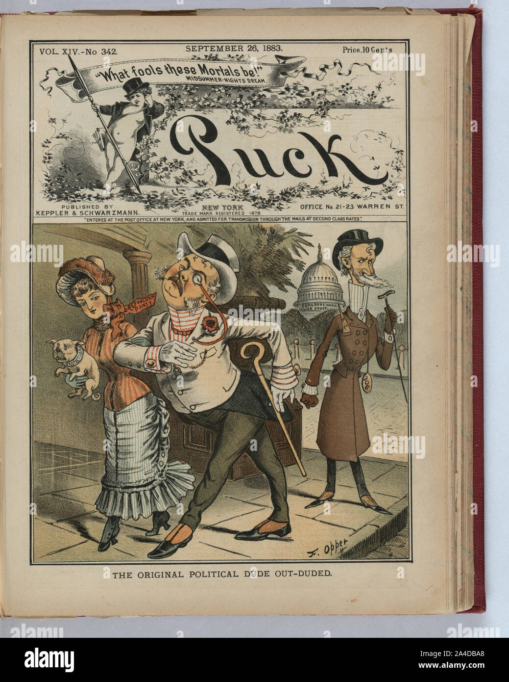 The original political dude out-duded / F. Opper Stock Photo - Alamy