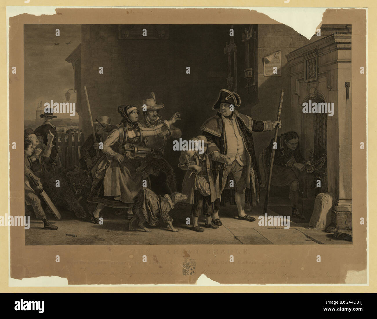 The parish beadle Stock Photo - Alamy