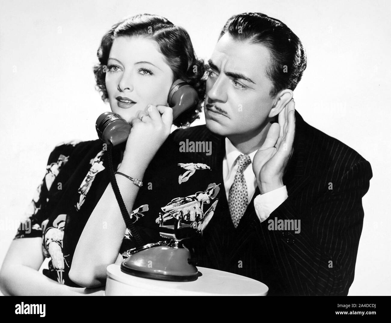 William powell and myrna loy double wedding Black and White Stock ...