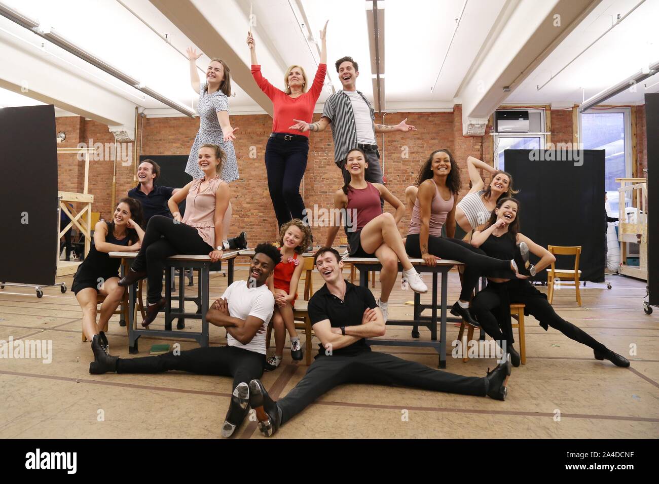 Press rehearsal for Chasing Rainbows The Road To Oz held at Gibney ...