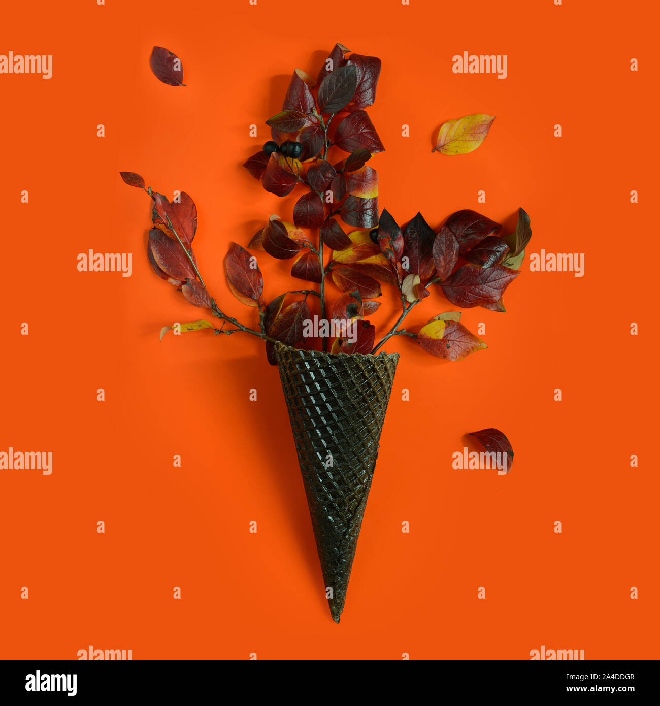 Ice cream square cone hi-res stock photography and images - Alamy