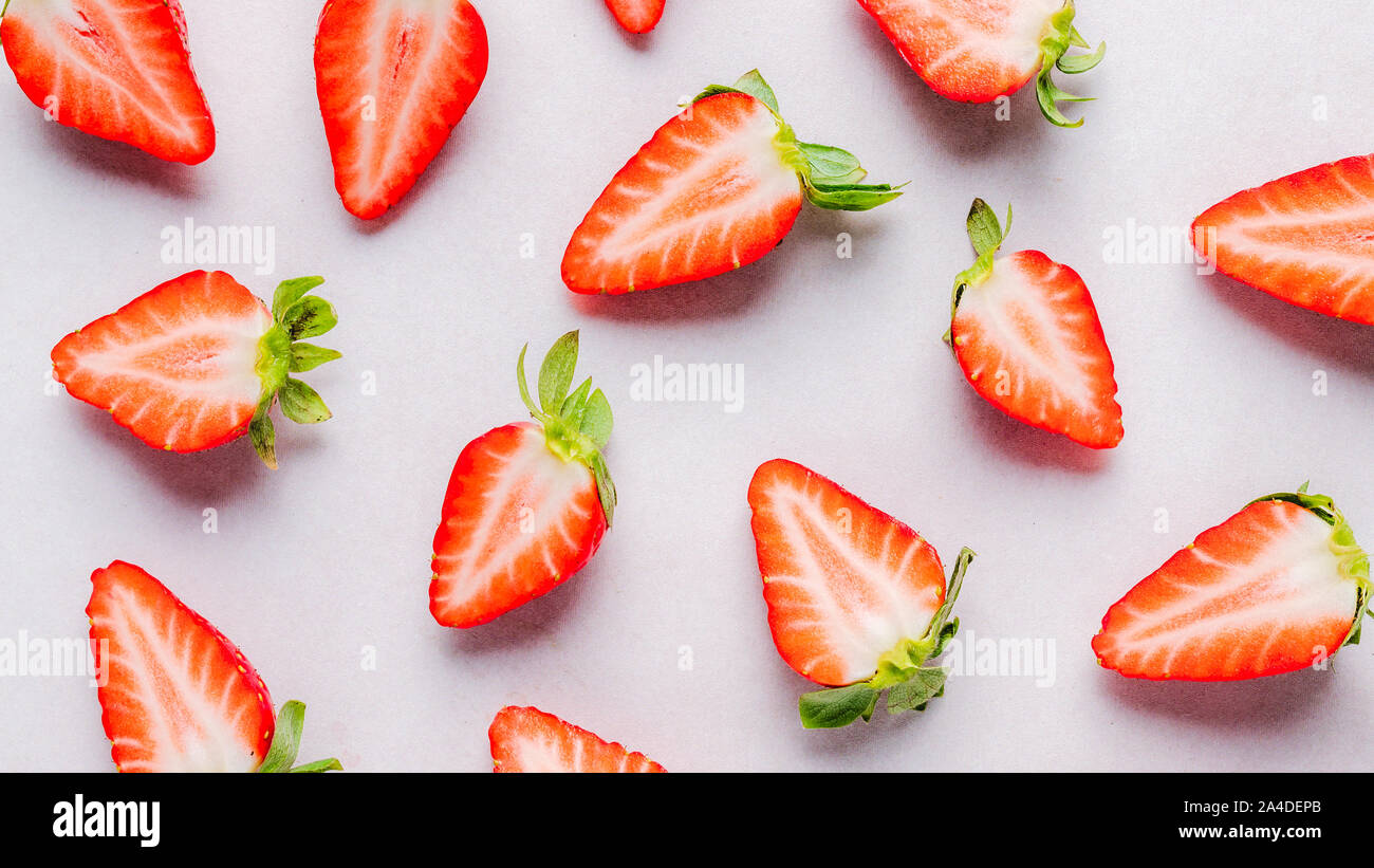 Cross section of a strawberry hi-res stock photography and images - Alamy