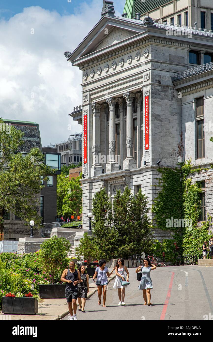 REDPATH MUSEUM, NATURAL HISTORY MUSEUM AT MCGILL UNIVERSITY, RUE ...
