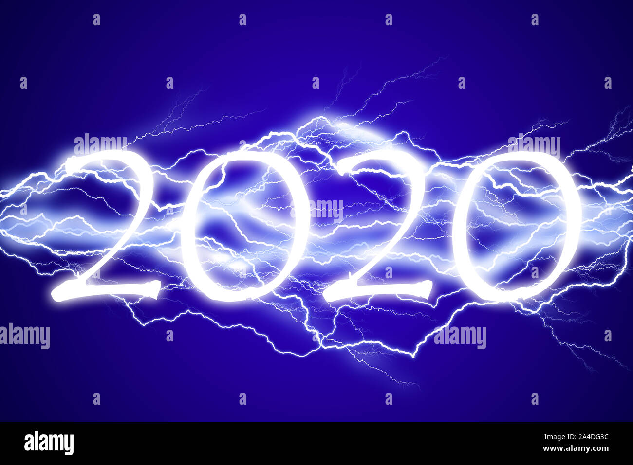 Lightning strike effect background hi-res stock photography and images ...