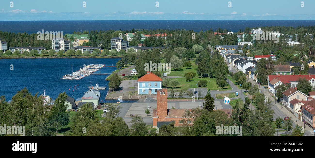 Seaside town of Raahe in Finland Stock Photo - Alamy