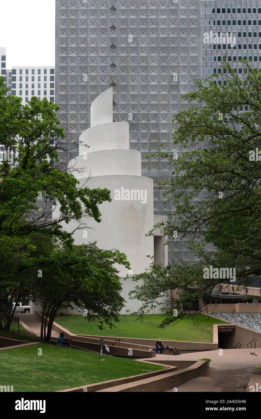The public, nondenominational, spiral-shaped chapel in Thanks-Giving ...