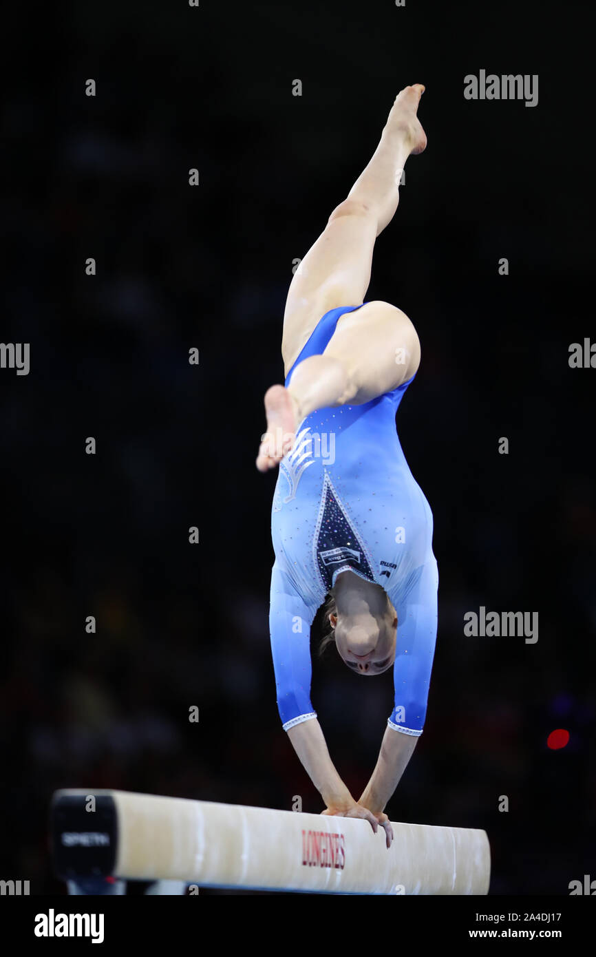 Stuttgart, Germany. 13th Oct, 2019. Voss Sarah (GER) Artistic ...