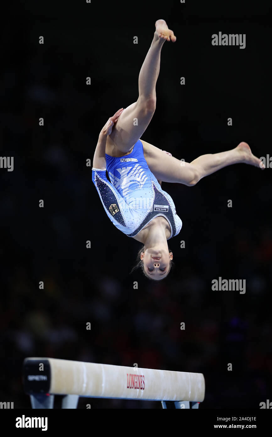 Stuttgart, Germany. 13th Oct, 2019. Voss Sarah (GER) Artistic ...