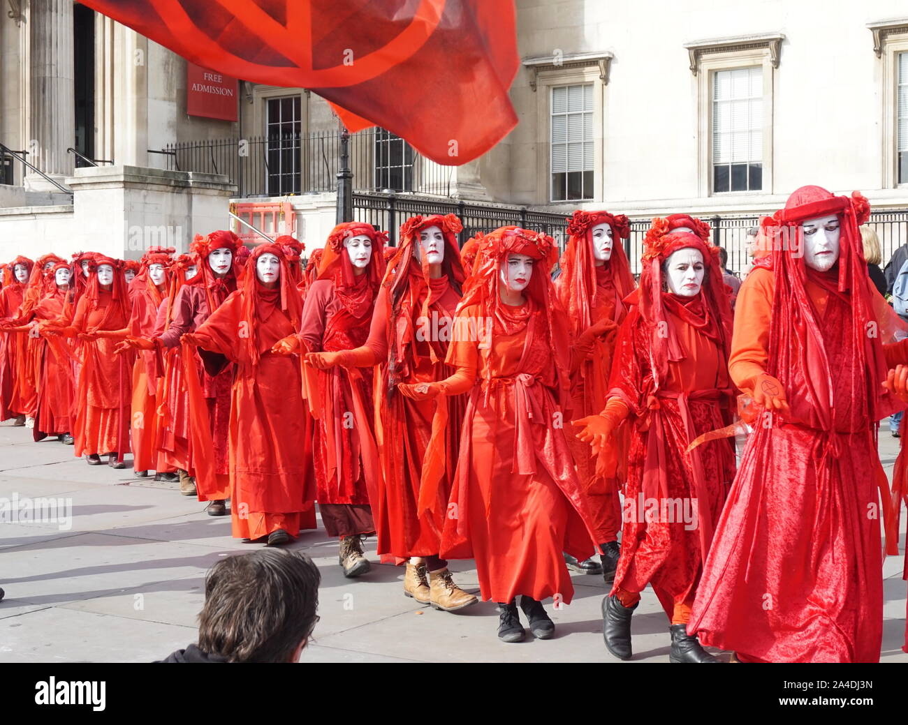 The Red Rebel Brigade Stock Photo - Alamy