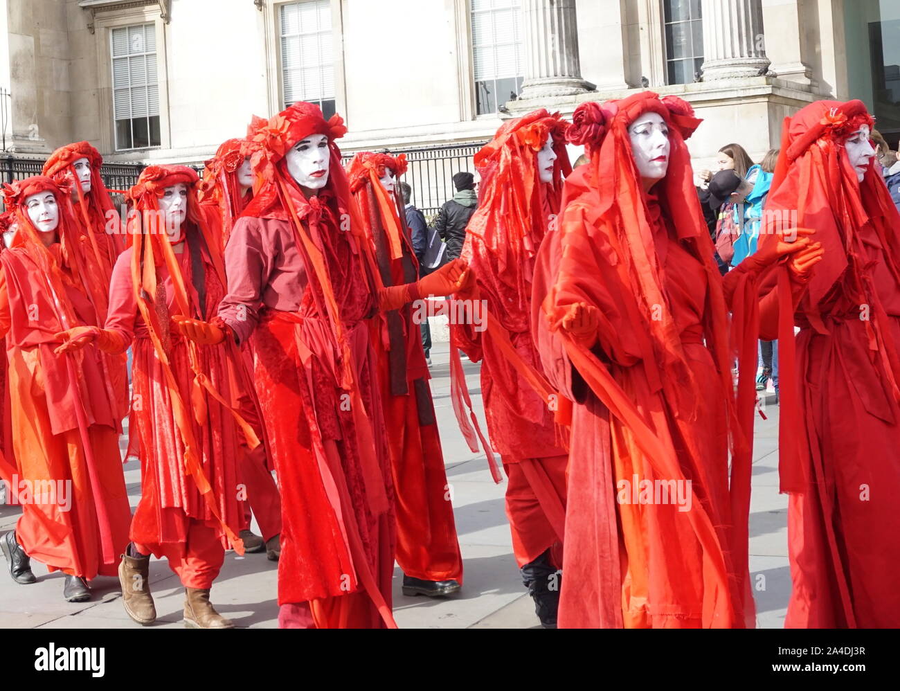 The Red Rebel Brigade Stock Photo - Alamy