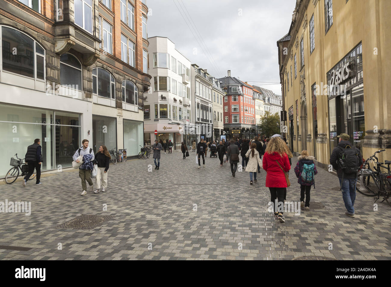 Stroget main shopping street in Copenhagen Stock Photo - Alamy