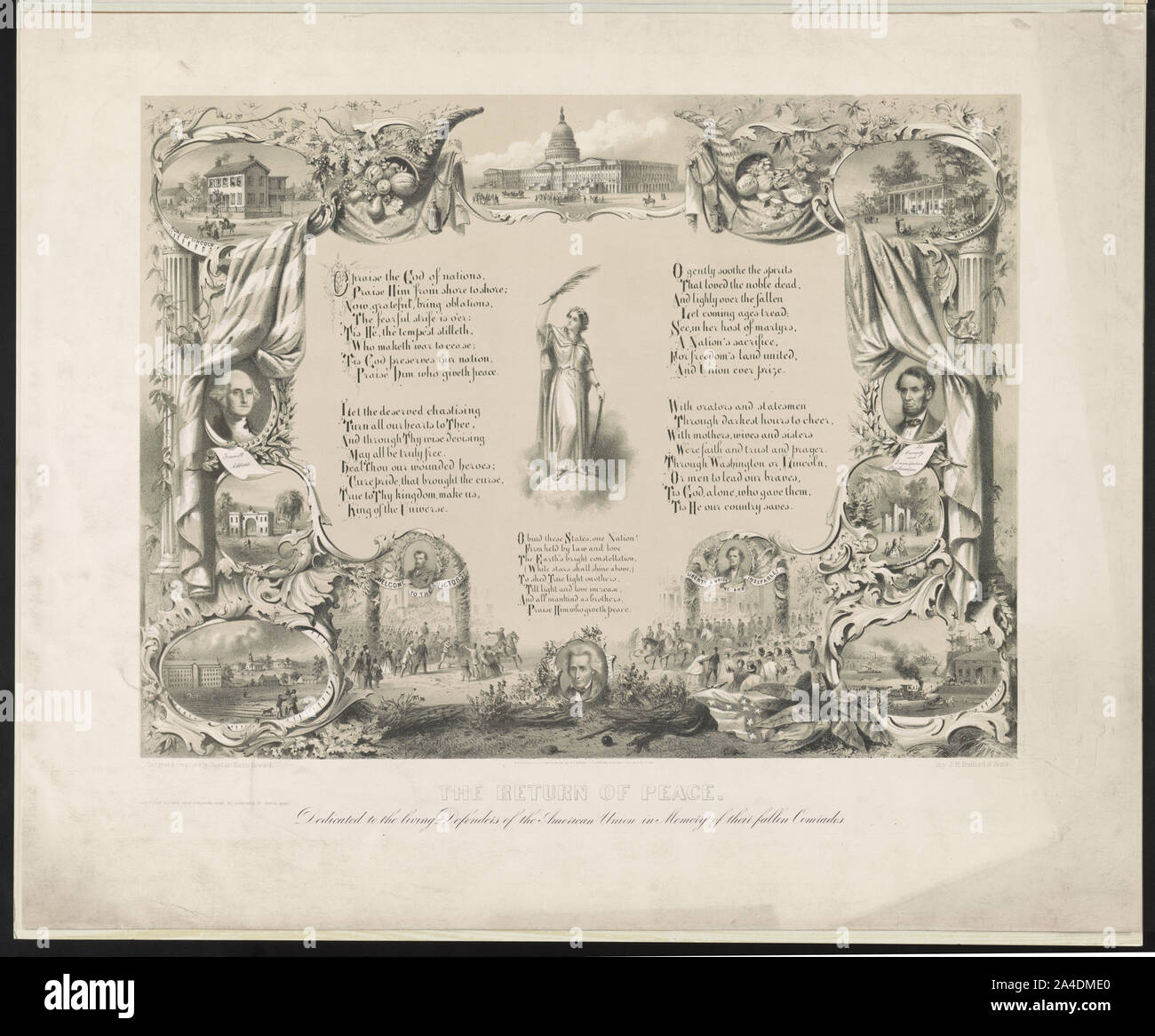 The return of peace - dedicated to the living defenders of the American ...