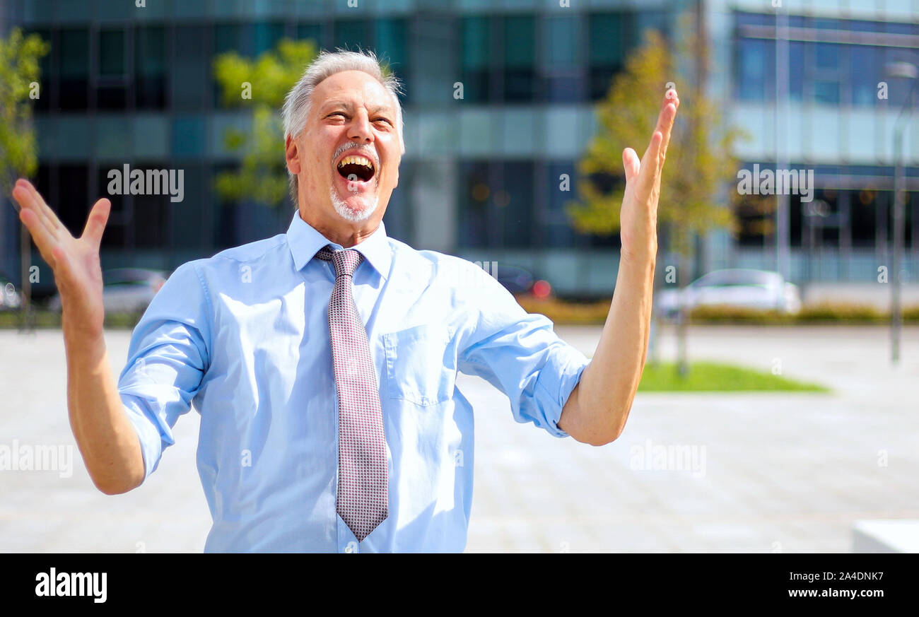 Exulting in victory hi-res stock photography and images - Alamy