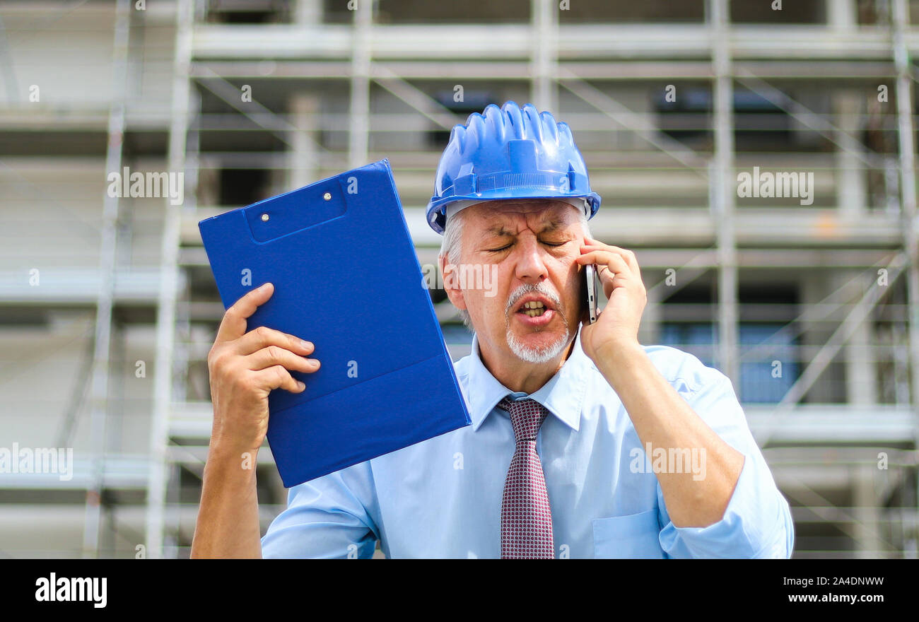Angry engineer hi-res stock photography and images - Alamy