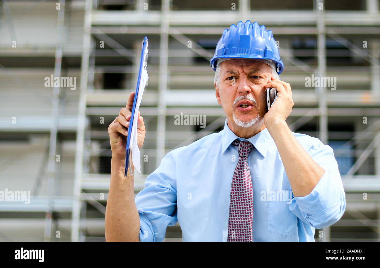 Angry engineer hi-res stock photography and images - Alamy
