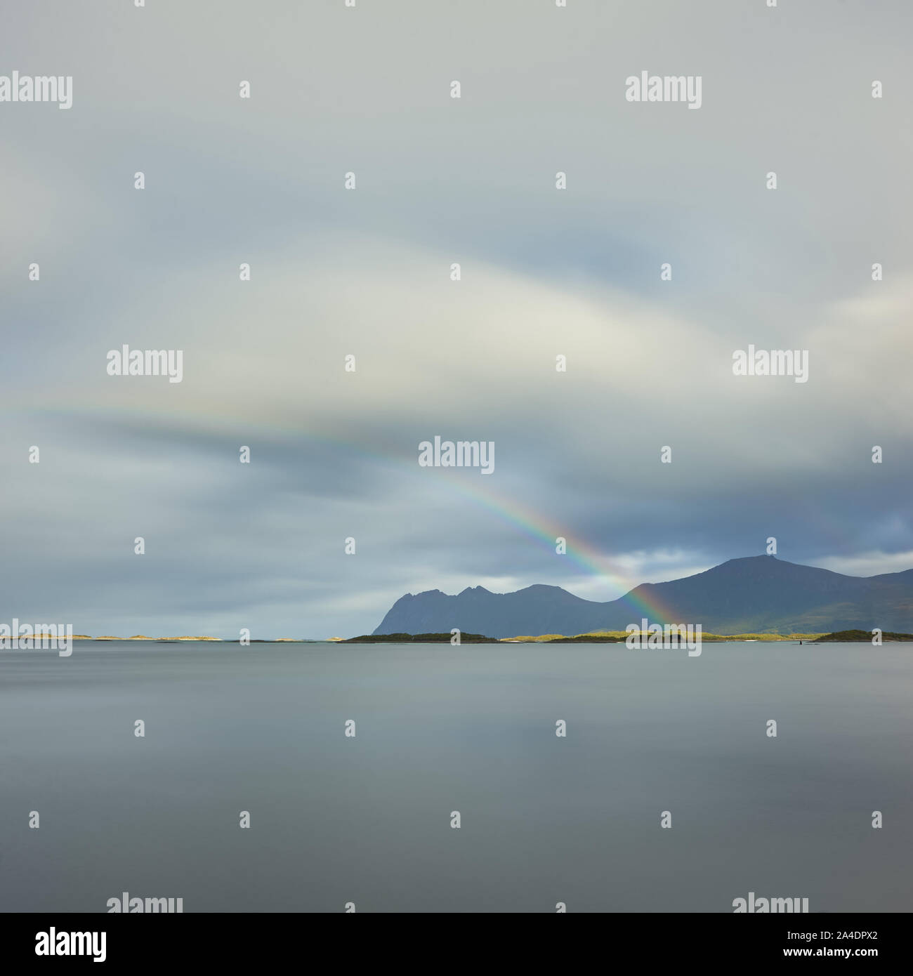 The weather is changing fast on Senja. Constant rain showers bring rain ...